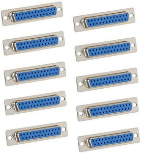 ERHIndia (Pack of 10) DB25 Connector Female and Female 25 Pin Power ...