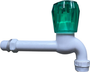 Soccer Long Body Bib Cock Tap / Heavy Duty Crystal Plastic Water Tap ...