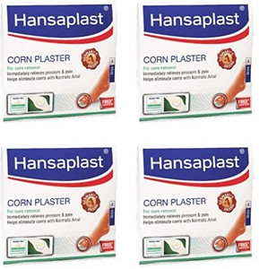 HANSAPLAST Corn Plaster For Corn Removal (4 strips in Pack) First Aid ...