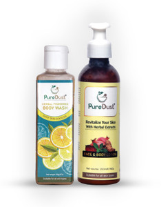 Pure Dust Body wash Body lotion (COMBO PACK) Price in India - Buy Pure ...