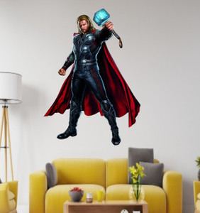 Decals Point 3 cm thor avengers Self Adhesive Sticker Price in India ...