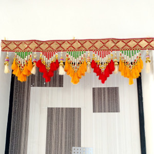 P A HEALTH AND FITNESS Traditional Stylish Border Moti&Tassel Design ...