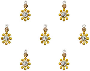 Comet Busters Handcrafted Beautiful Golden Bindis (BV1373) Forehead ...