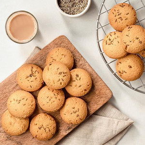 Royal foodery Jeera Cookies (Namkeen Biscuits) (pack of 2 | 250gram ...