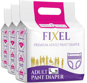 fixel Adult diaper pants for unisex, Large size (75-100 cm / 30-39 inch ...