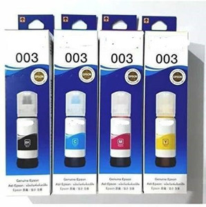 Skc 003 Black + Tri Color Combo Pack Ink Bottle - Skc : Flipkart.com