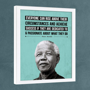 Nelson Mandela Frame - motivational quotes frames - poster with frame ...