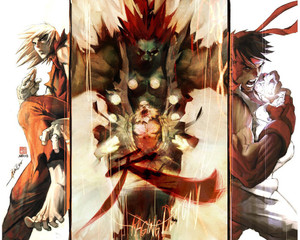 Street Fighter Ken Ryu Video Game Matte Finish Poster Paper Print ...