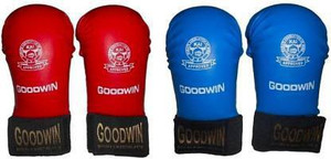 GOODWIN Generic Karate Hand Gloves M Martial Art Gloves (Blue, Red ...