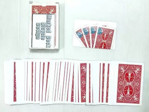 A SARKAR MAGIC SHOP MAGIC MARKED DECK BICYCLE DESIGN (RED) / SPY MARKED ...