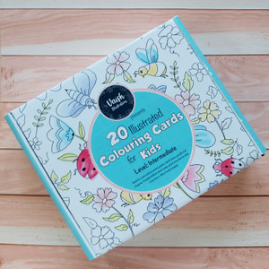 Vaish Illustrations Colouring Cards- Set of 20- Intermediate ...
