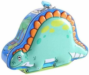 Globular Dinosaur Themed Money Saving Coin Bank with Lock and Key Coin ...