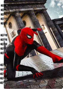 CREATIVE CONVERT Landing Spider Man A5 Notebook RULED 160 Pages Price ...