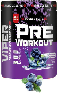 MUSCLE ELITE FITNESS Blueberry Pre Workout Supplement to Boost Your ...