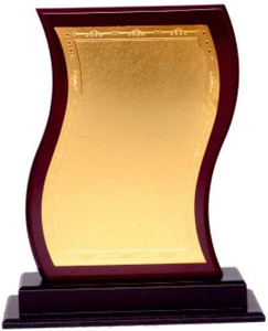 Sovereign Creations Wooden S Shape Momento 13.75 Trophy Price in India ...
