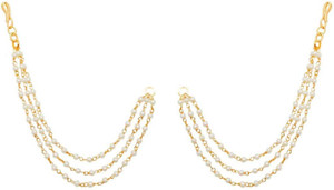 Flipkart.com - Buy SHREEVARAM Traditional Kan Chain Gold Plated White ...