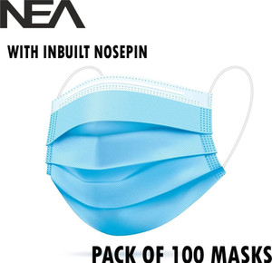 Nea 3PLY100 - 001 Water Resistant, Reusable, Washable Surgical Mask ...