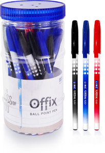 Linc Offix WBF Ball Pens Jar, 1.00 mm, Blue, Black & Red Ball Pen - Buy ...