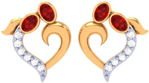 PC Chandra Jewellers Yellow Gold 14kt Stud Earring Price in India - Buy ...