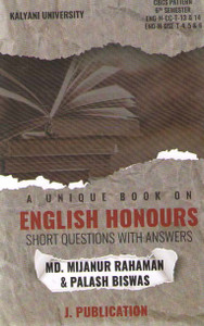A Unique Book On English Honours Short Questions With Answer Semester-6 ...
