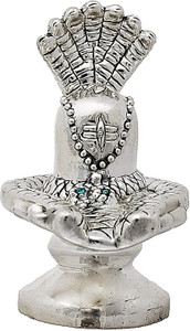 CaratCafe Pure Silver Shivling Decorative Showpiece - 7.5 cm Price in ...