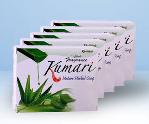 KHADI FRAGRANCE KUMARI SOAP - pack of 5 (5*100g) - Price in India, Buy ...