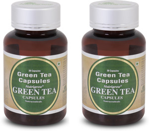 NUTRIGROW Green Tea Capsule (Pack of 2)/ Helps in weight loss ...