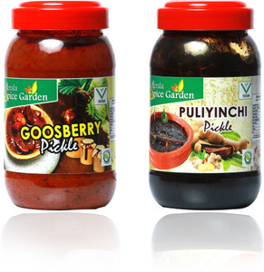 Kerala Spice Garden Gooseberry + Puliyinchi Pickle | 100% Natural ...