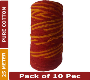 Darshan Sandhya "Pure Cotton Mangalik Mouli Dhaga Kalawa Roll for Puja ...