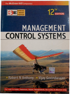 Management Control Systems 12th Edition By Robert N Anthony , Vijay ...