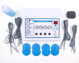 Physiowell Electrical Nerve Muscle Stimulation Tens 4 Ch Physiotherapy ...