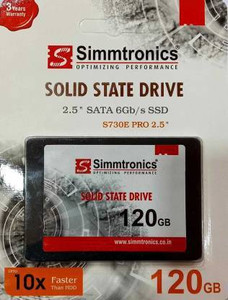 Simmtronics S730E PRO 2.5" 120 GB Laptop Black SATA Internal Solid ...