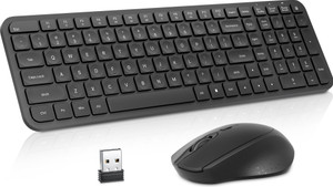 Topmate KM24 Portable Wireless Keyboard and Mouse Combo for Laptop ...