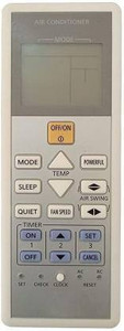 RM 157B AC Remote Control Compatible for AC Remote Controller (White ...
