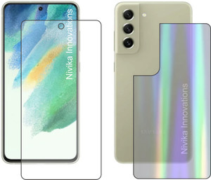 NIK-INOV Screen Guard for Samsung Galaxy S21 FE FRONT MATTE, BACK ...