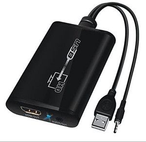 VIBOTON TV-out Cable USB to HDMI Converter Adapter with 3.5mm Audio ...