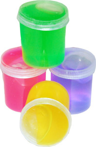 Deal4Online Crystal Clear Putty Slime Jelly Clay for Kids & Teens for ...