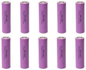 PI PACK OF 10 Lithium Ion 18650 Cell (3.6V 2150/2200mAh),Pack Of 10 ...