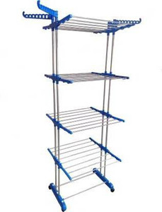 HomeMate Steel, Plastic Floor Cloth Dryer Stand B2SS-4T-N010401 Price ...