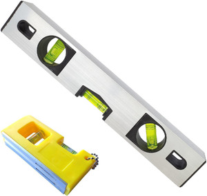 DUMDAAR 12 inch engineer precision level and mini spirit level with ...