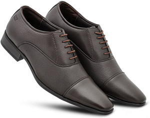 DOC & MARK Genuine Leather Formal Shoes DarkBrown 616 Oxford For Men ...