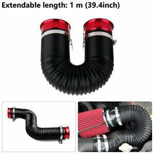 Auto MT RED Turbo Flexible Cold Air Intake Pipe Tube Duct KIT Intake ...