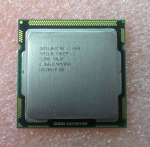 Intel 540 core I3 3.06 GHz LGA 1156 Socket 4 Cores Desktop Processor ...