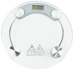 Qoibito Weight Machine Round Glass FD03A1 Body Personal Weighing Scale ...