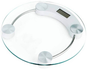 Qoibito Weight Machine Round Glass FD03A1 Body Personal Weighing Scale ...