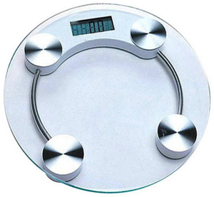 Qoibito Weight Machine Round Glass FD03A1 Body Personal Weighing Scale ...