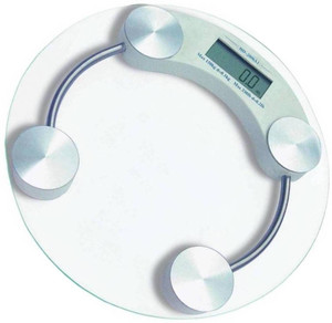 Qoibito Weight Machine Round Glass FD03A1 Body Personal Weighing Scale ...