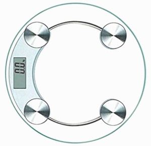 Qoibito Weight Machine Round Glass FD03A1 Body Personal Weighing Scale ...