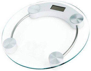 Qoibito Weight Machine Round Glass FD03A1 Body Personal Weighing Scale ...