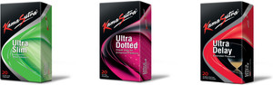 Kamasutra Ultra Dotted , Ultra Delay & Ultra Slim Condoms for Men Combo ...